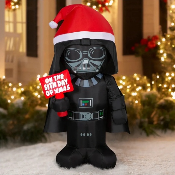 Disney | Holiday | Star Wars Santa Darth Vader Christmas Inflatable 5 ...